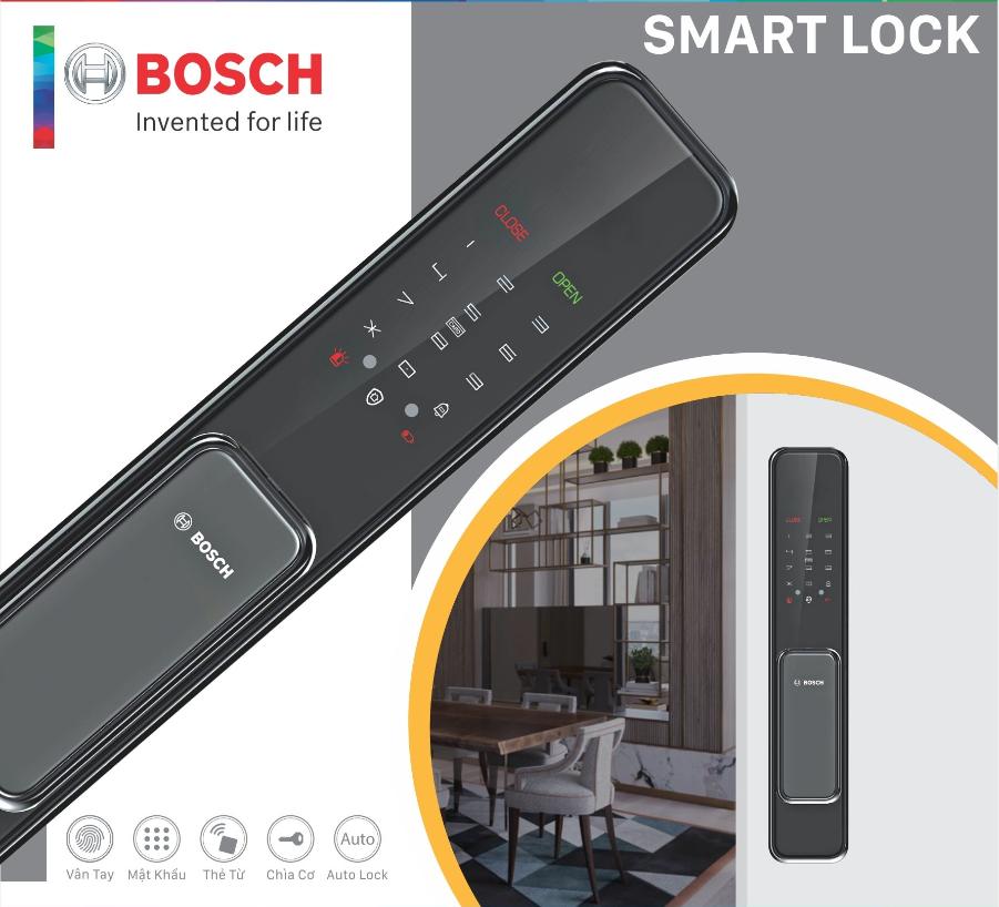 Khóa Cửa Vân Tay BOSCH EL 600 EU Gray | Giảm Giá Sốc